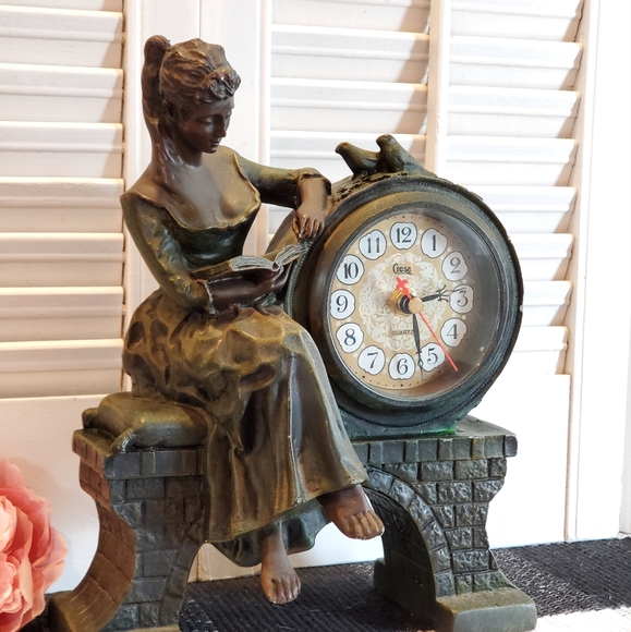 Accents | Vintage Ornate Victorian Table Clock | Poshmark